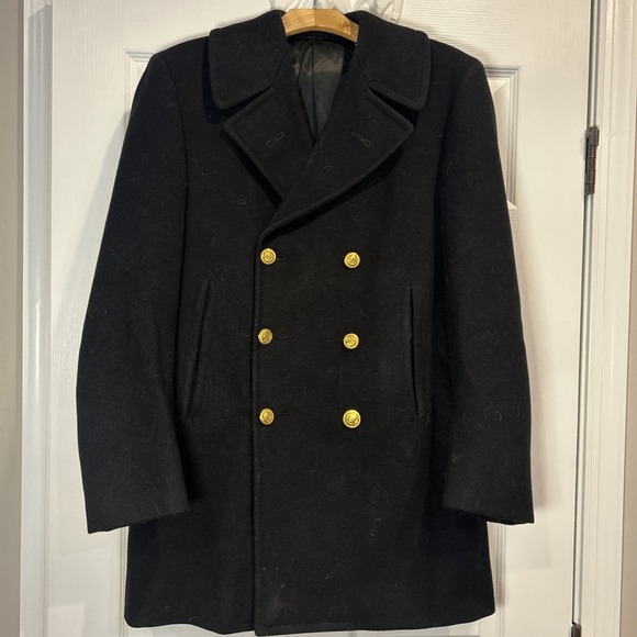US Navy | Jackets & Coats | Official Us Navy Mens Doublebreasted Wool ...